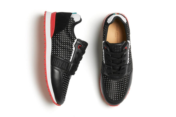 Strider Luxe Jet Black | Women's Hybrid Golf Sneaker | Royal Albartross